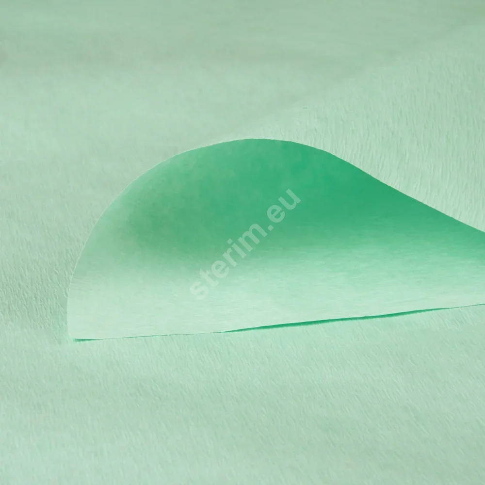 Green crepe paper for sterilization - different sizes