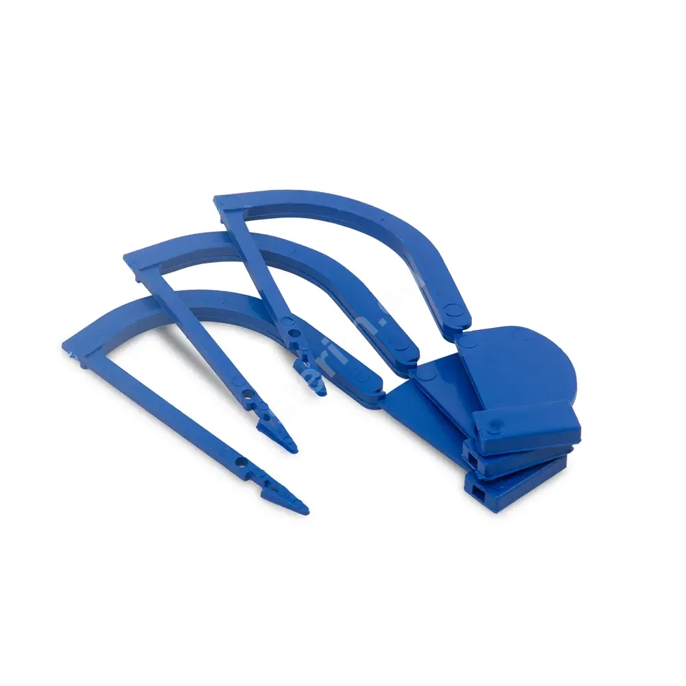 Plastic container seals without indicator blue - 50 pcs